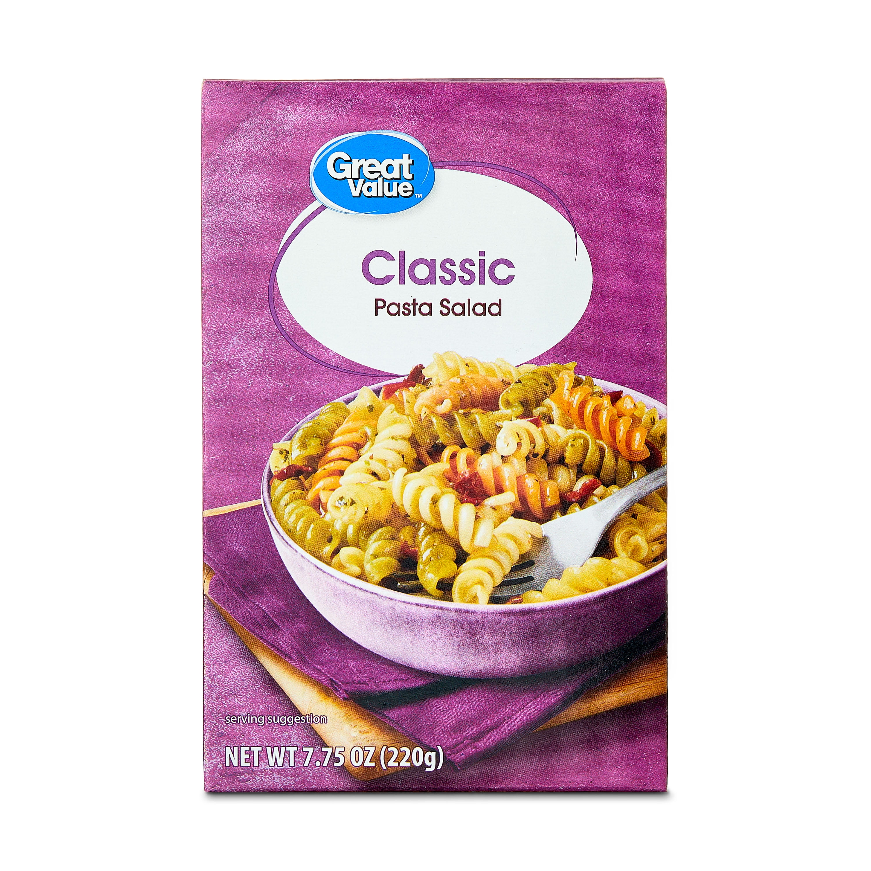 Great Value Pasta Salad Meal 7.75oz Shelf Stable Packaged Meal Easy ...