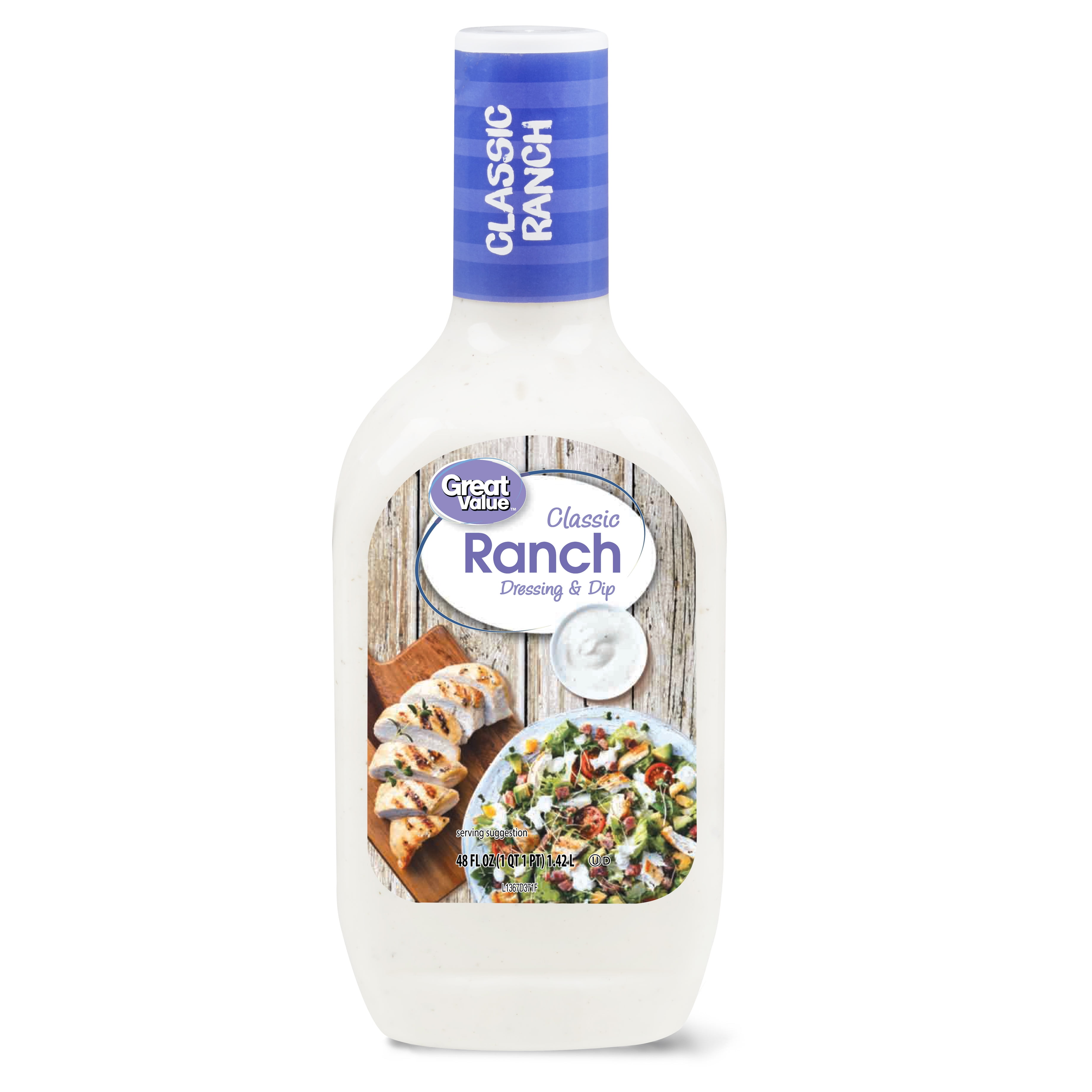 Great Value Classic Ranch Dressing & Dip, 48 oz - Walmart.com