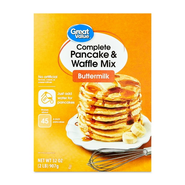 Great Value Buttermilk Pancake Mix for Office Waffles - Walmart ...