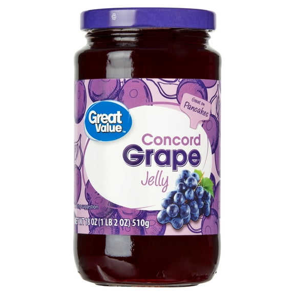 Great Value Red Raspberry Preserves 18 oz Spreadable Jam Made with Real ...