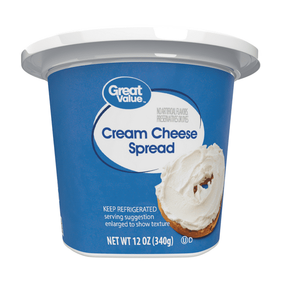 Great Value Cream Cheese in Cheese - Walmart.com