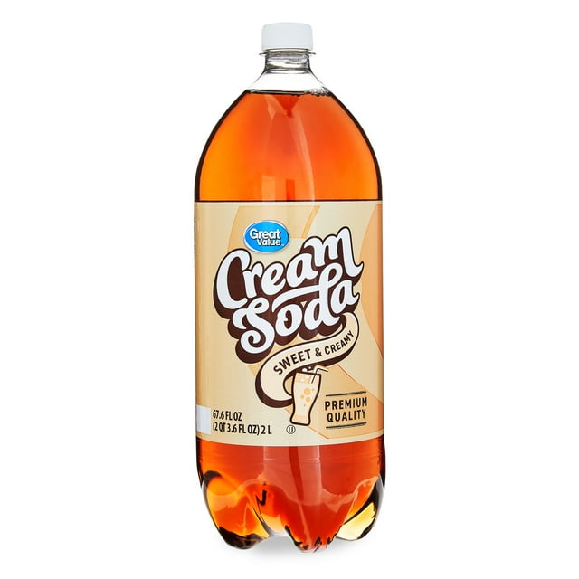 Great Value Cream Soda, 2 Liter Bottle - Walmart.com