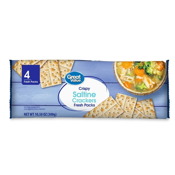 Great Value Saltine Crackers in Crackers - Walmart.com