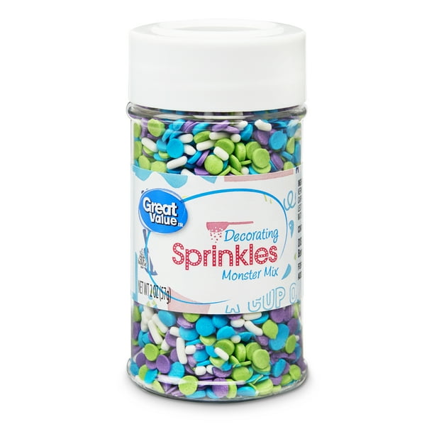 Great Value Decorating Monster Mix Sprinkles, 2 oz - Walmart Business ...