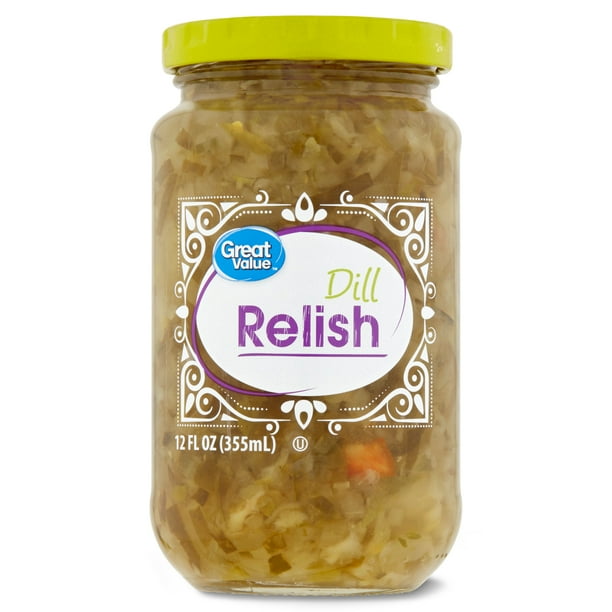 Great Value Dill Relish, 12 fl oz - Walmart Business Supplies