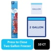 Great Value Freezer Guard Double Zipper Quart Freezer Bags 100 Count ...