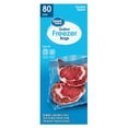 Great Value Double Zipper Freezer Bags, Gallon, 80 Count - Walmart.com