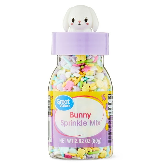 Great Value Easter Bunny Multi-Color Sprinkles, 2.82 oz - Walmart.com