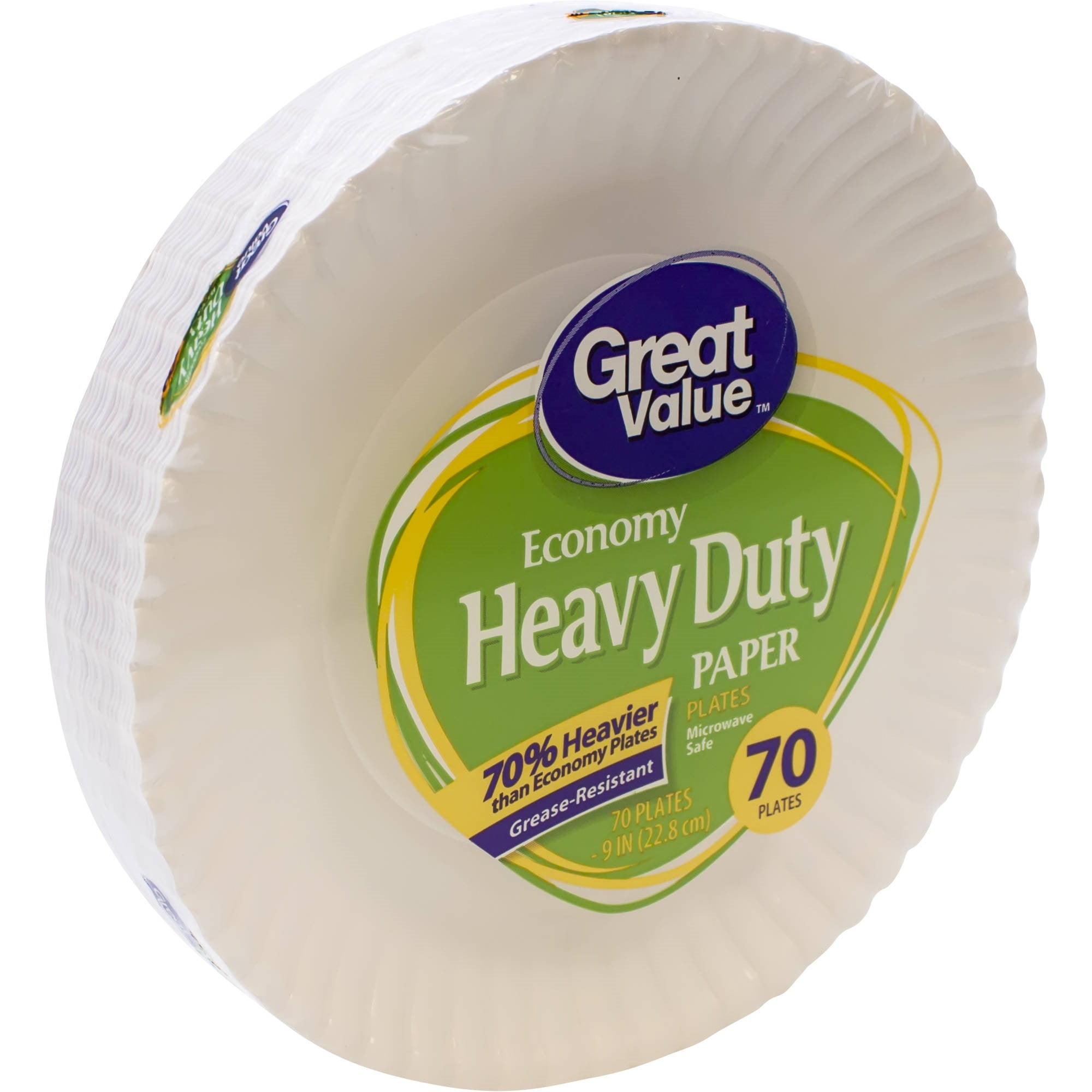 Great Value Economy Heavy Duty, Grease Resistant, Microwave Safe ...