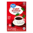 Great Value English Breakfast Black Tea Single Serve Pods 1.2 oz 12 ...