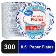 AJM Green Label Paper Plates, 9", White, Box Of 1,200 Plates - Walmart.com