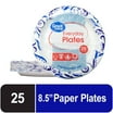 Great Value Everyday Paper Plate, 8.5", White, 50 Count - Walmart.com