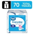 Great Value Everyday Soft Facial Tissues, 1 Cube, 70 Tissues per Cube ...