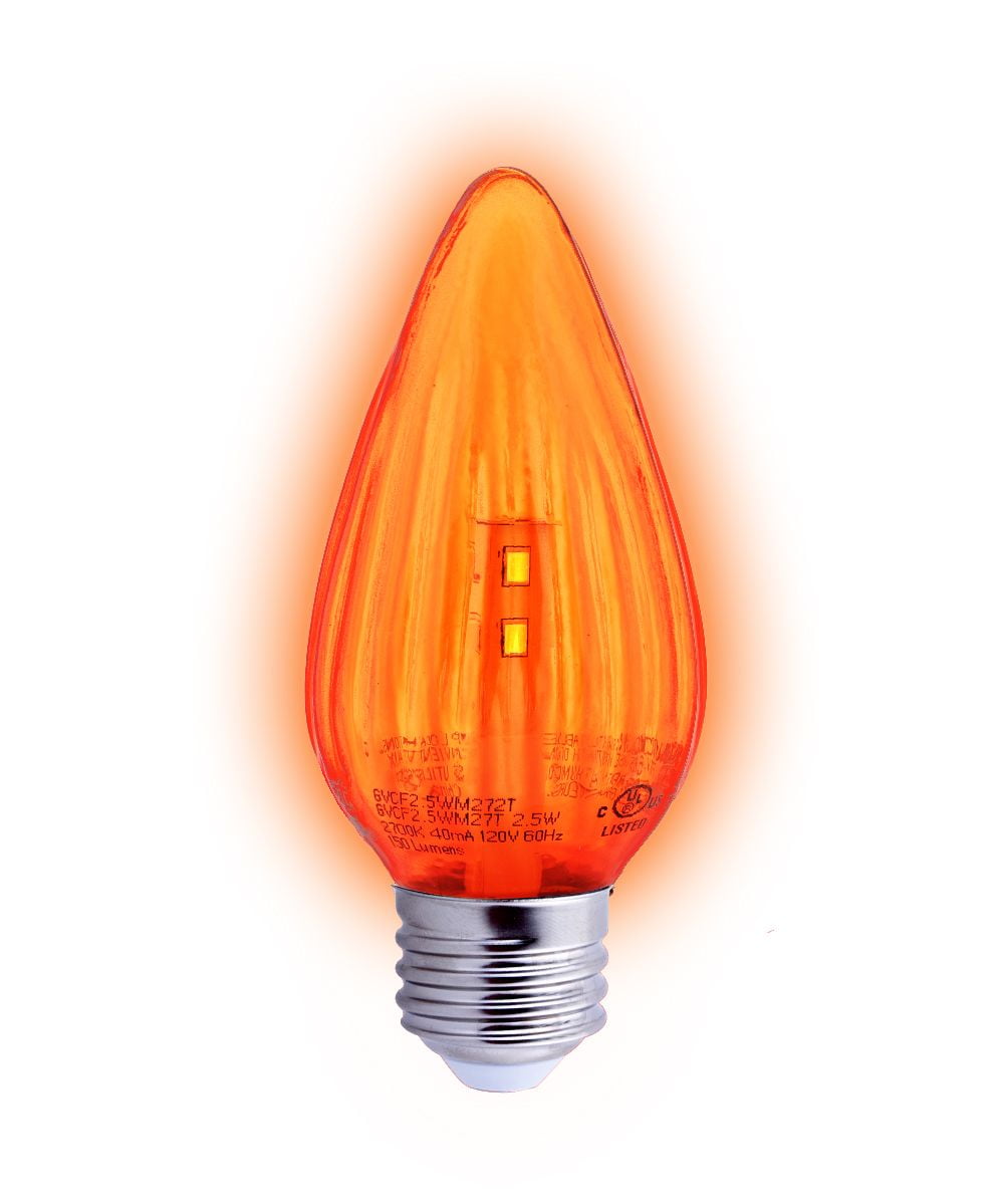 Brandclub - Great Value F15 LED Decor Bulbs, 2.5W (25W Equivalent) Soft ...