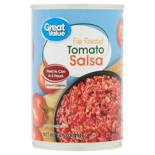 Great Value Fire Roasted Tomato Salsa, 14.5 oz - Walmart Business Supplies