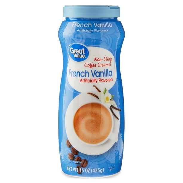Great Value French Vanilla Non-Dairy Coffee Creamer, 15 oz - Walmart ...