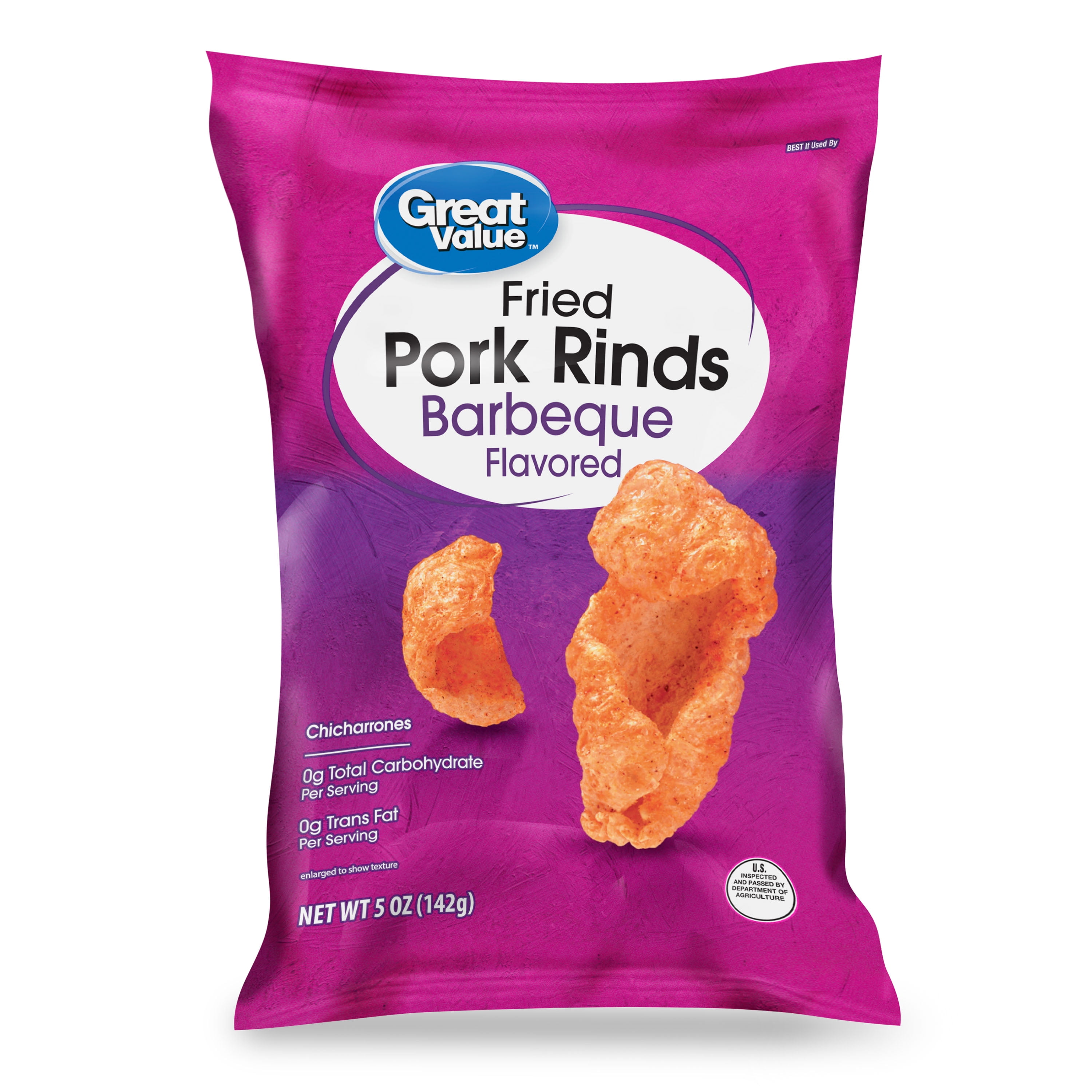 Great Value Fried Pork Skins, Barbecue | Fig App