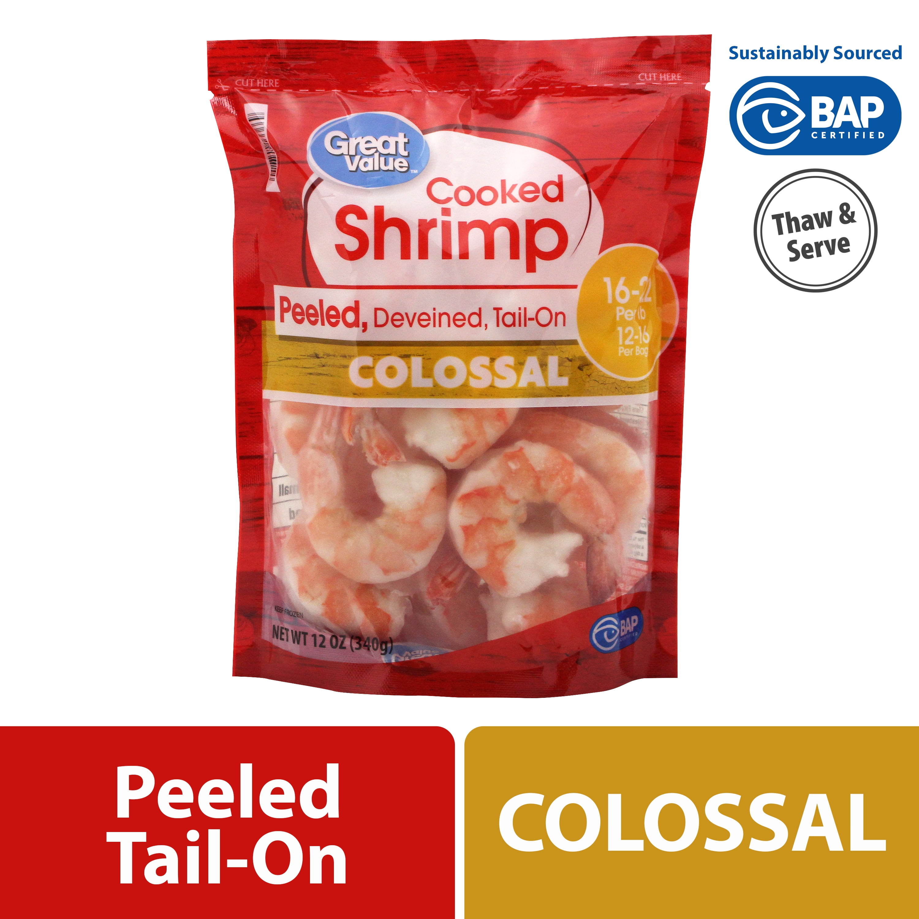 Buy Frozen Cooked Colossal Shrimp, 12 oz Online Philippines | Ubuy