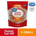 Great Value Frozen Cooked Small Shrimp 12 oz Peeled Deveined Tail-Off ...