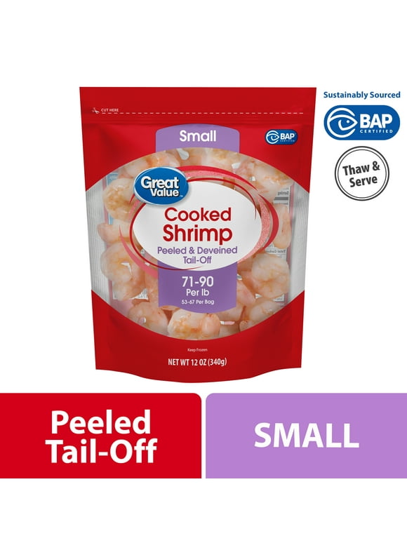 Cooked Shrimp in Seafood Meal Options - Walmart.com