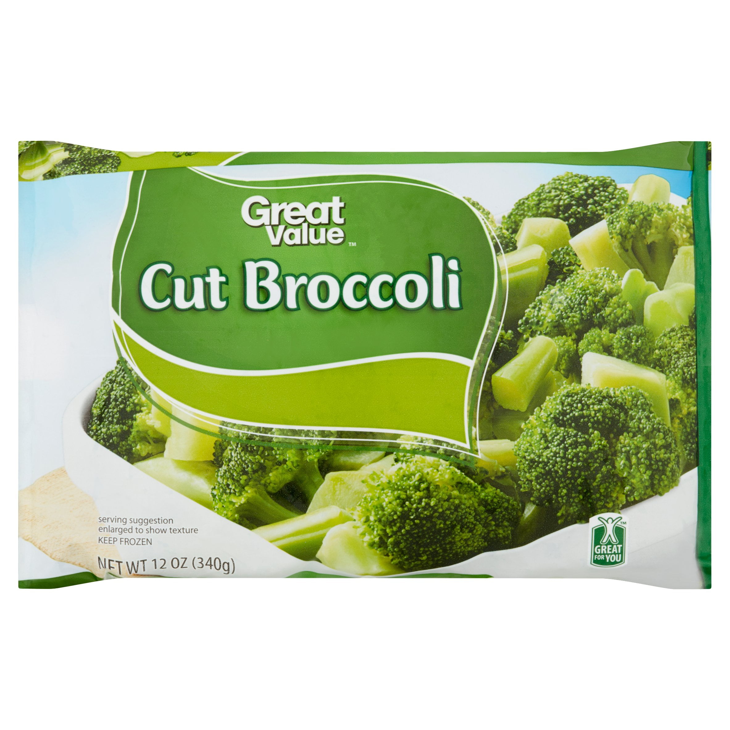 Great Value Frozen Cut Broccoli, 12 oz - Walmart.com