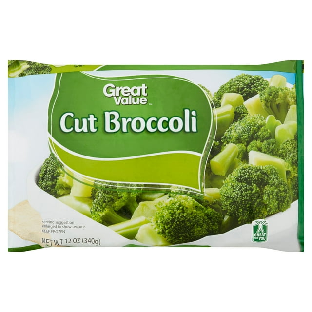 Great Value Frozen Cut Broccoli 12 oz - Walmart.com