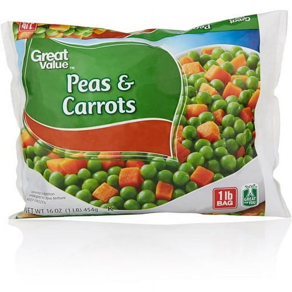 Great Value Frozen Peas & Carrots, 16 oz - Walmart.com