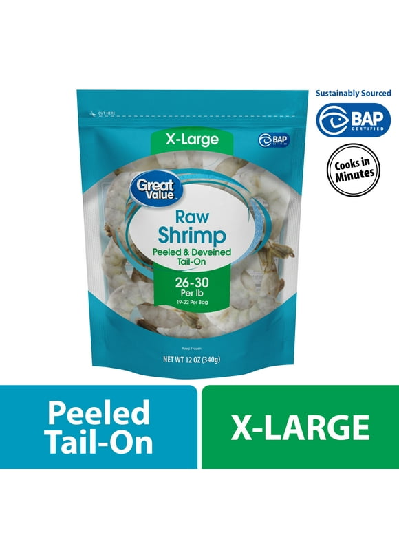 Raw Shrimp in Seafood Meal Options - Walmart.com