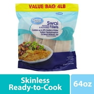 Great Value Frozen Tilapia Skinless & Boneless Fillets, 4 lb - Walmart.com
