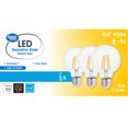 Great Value G25 LED Bulb, 5.5-Watt (60W Equivalent) Soft White Dimmable ...
