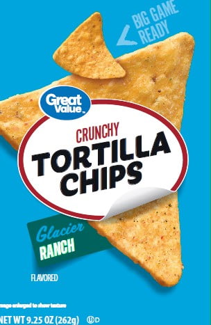 Great Value Glacier Ranch Tortilla Chips, 9.75 oz - Walmart.com