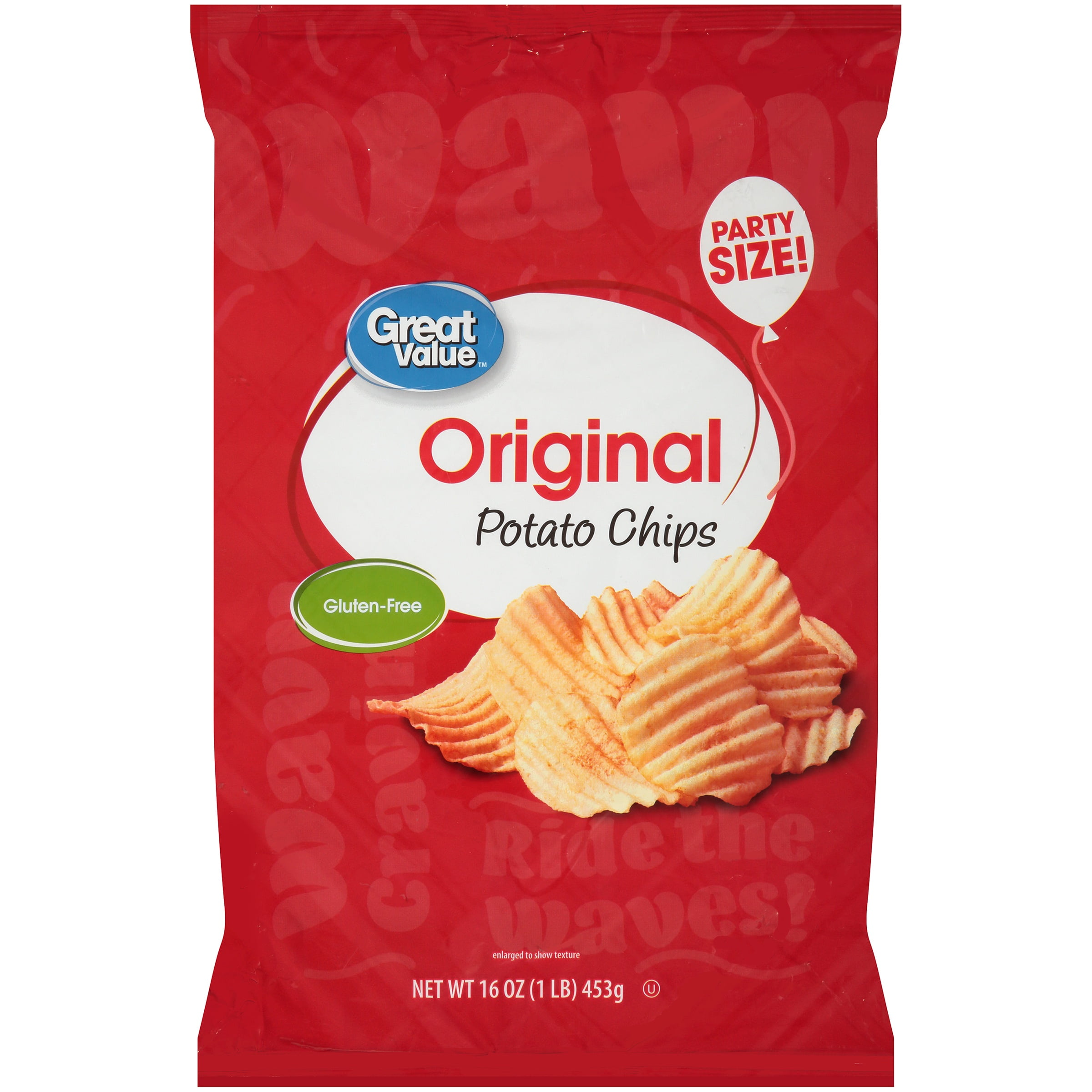 Great Value Original Flavor Potato Chips, 16 oz - Walmart.com