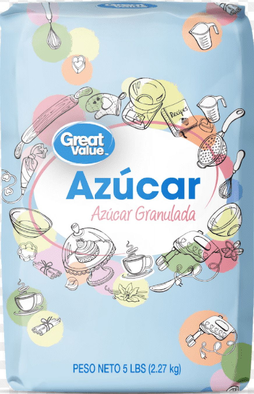 Great Value Granulated Sugar, 80 Oz - Walmart.com