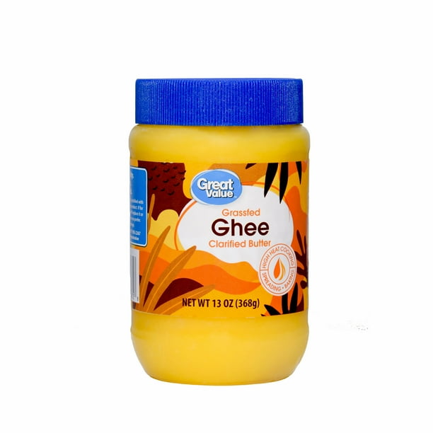 Great Value Grass-fed Ghee Flavored Clarified Butter, 13 oz. - Walmart ...