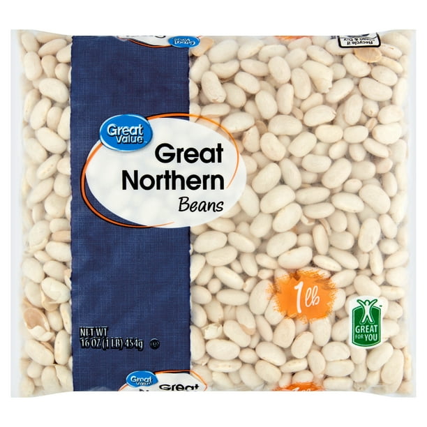 Great Value Great Northern Dried Beans, 16 oz - Walmart Business Supplies