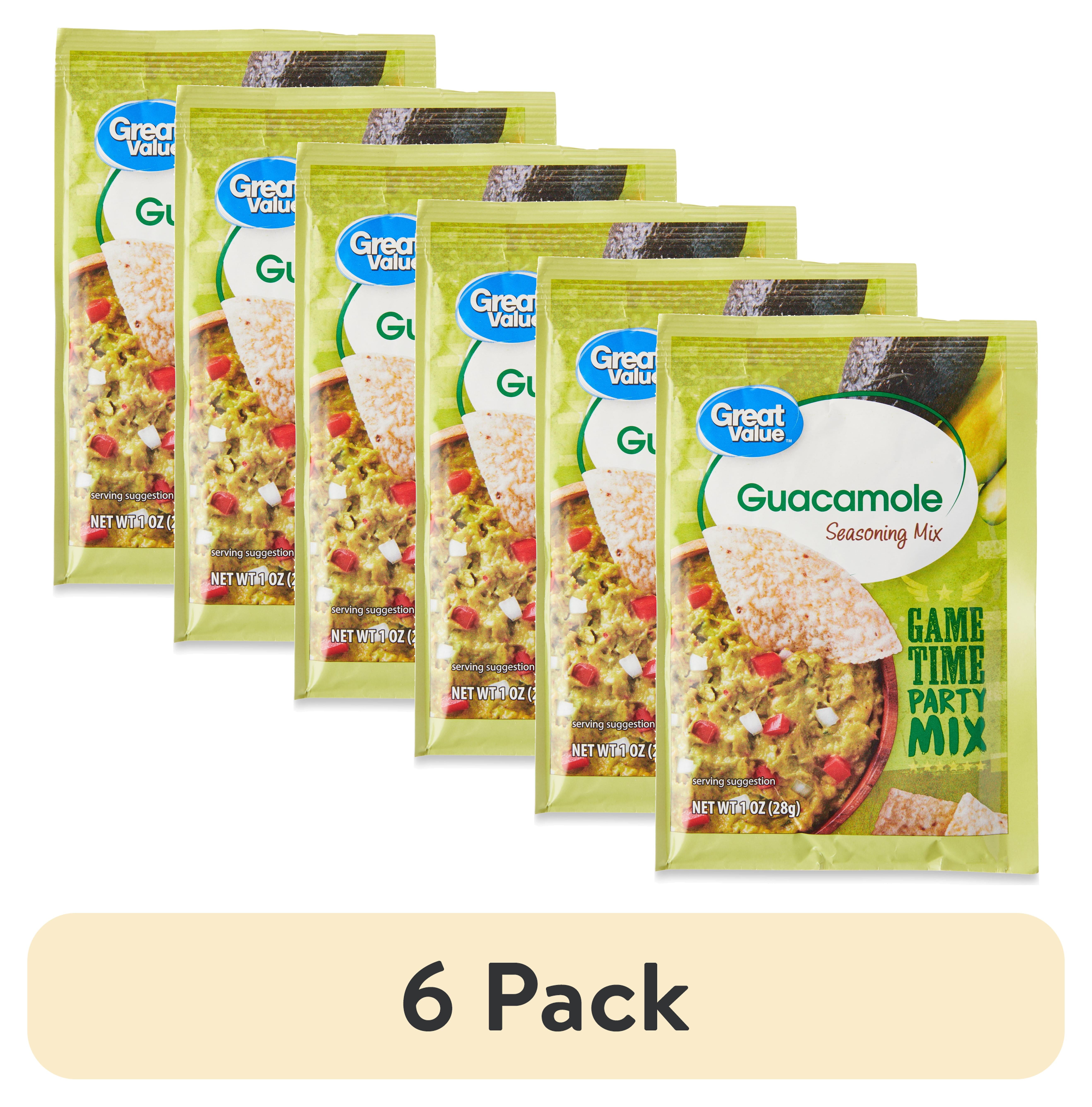 (6 pack) Great Value Guacamole Seasoning Mix, 1 oz - Walmart.com