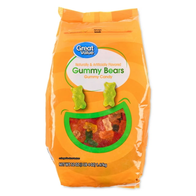 Great Value Gummy Bears Candy, 52 oz - Walmart.com