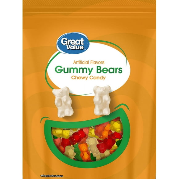 Great Value Gummy Bears Candy, 52 oz