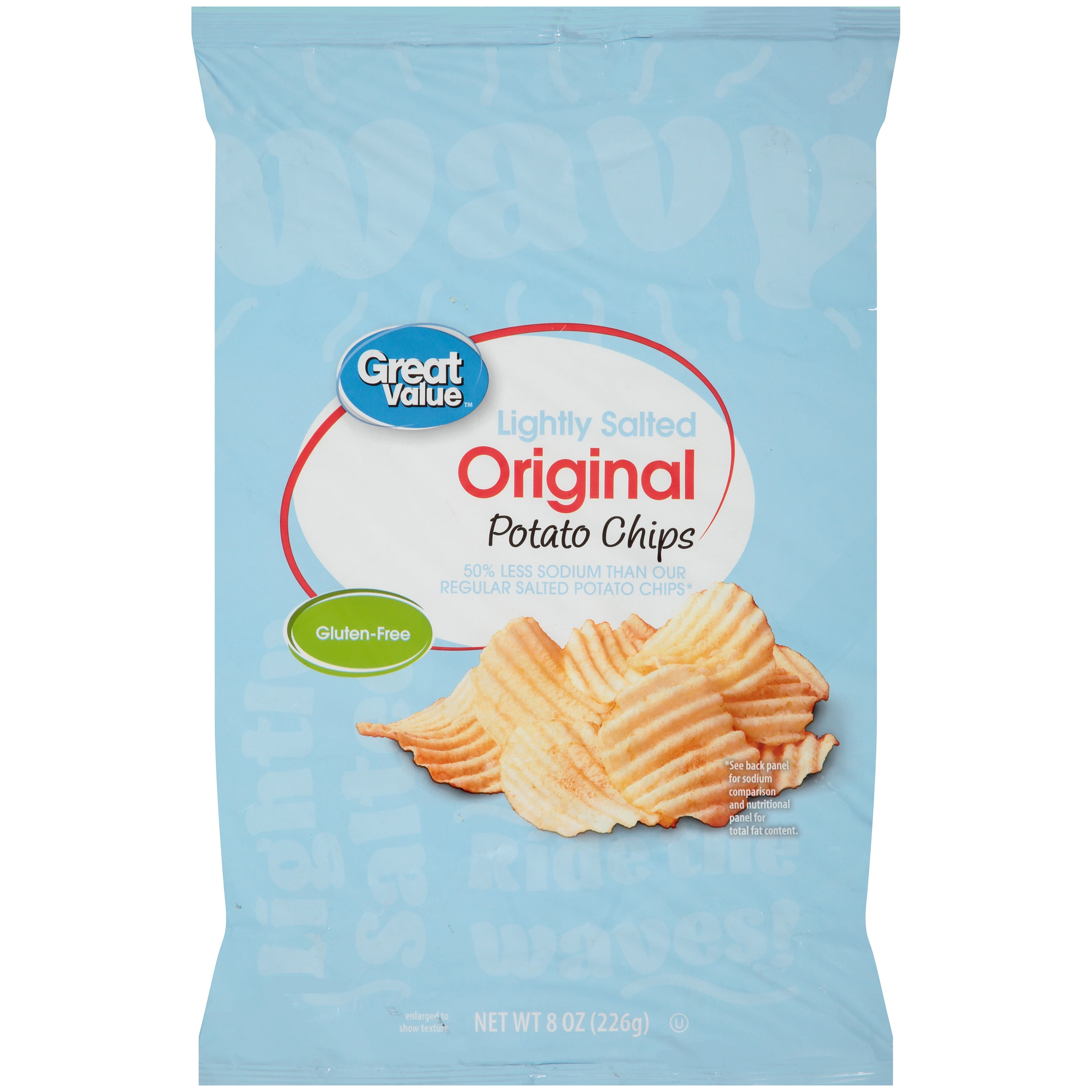 Great Value Gv 8 Lightly Salted Wavy Pc - Walmart.com