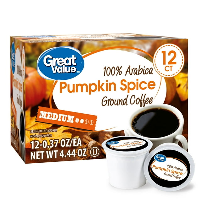 Great Value Gv Pumpkin Spice Ss Coffee 12ct - Walmart.com