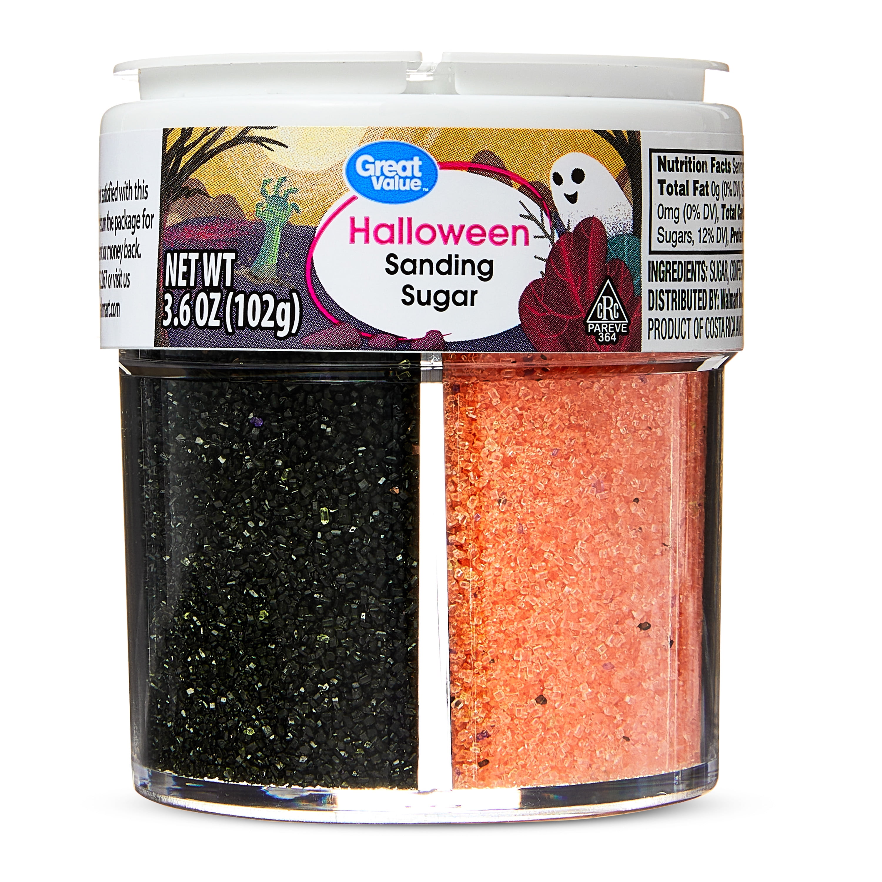 Great Value Halloween 4 in 1 Sanding Sugar, 5.85 oz - Walmart.com