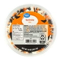 Great Value Halloween Sprinkles Mix, Orange White and Black, 10 oz ...