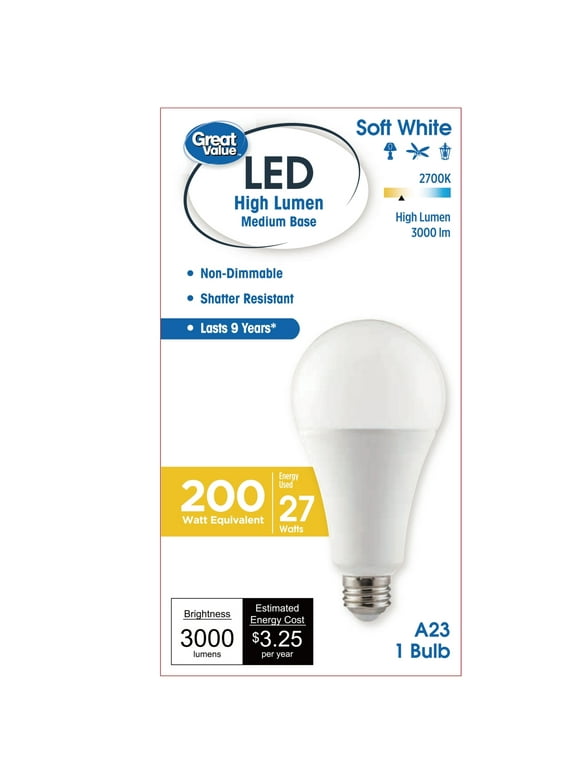 Great Value LED Light Bulbs - Walmart.com