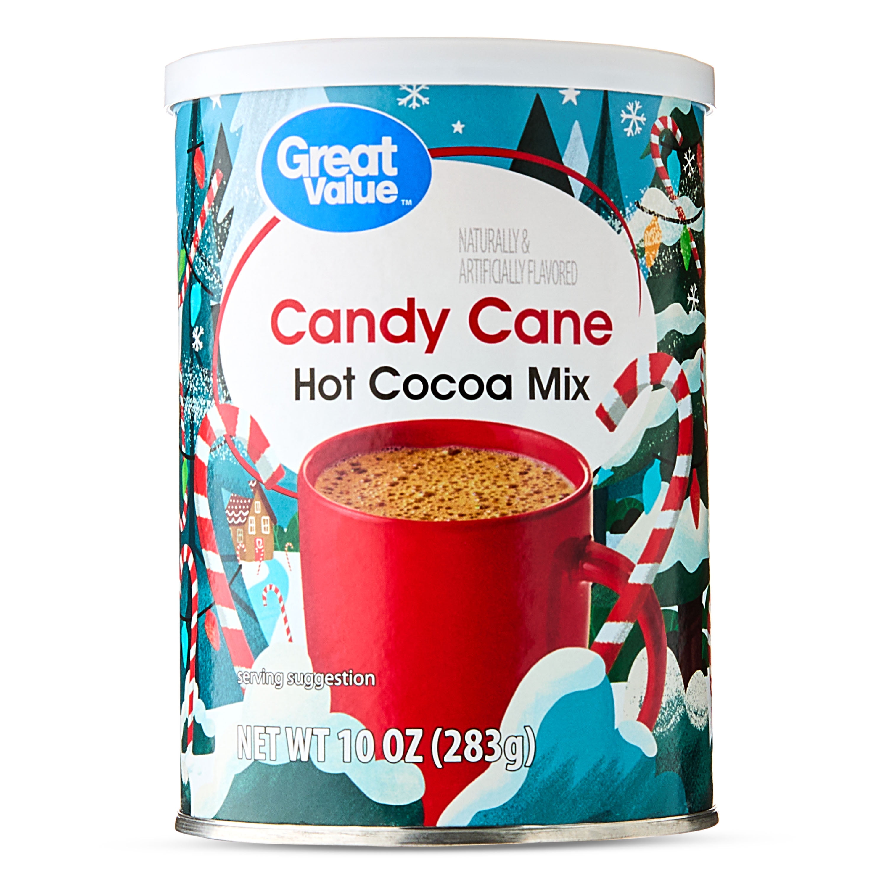 Great Value Holiday Candy Cane Hot Cocoa Mix, 10 oz - Walmart.com