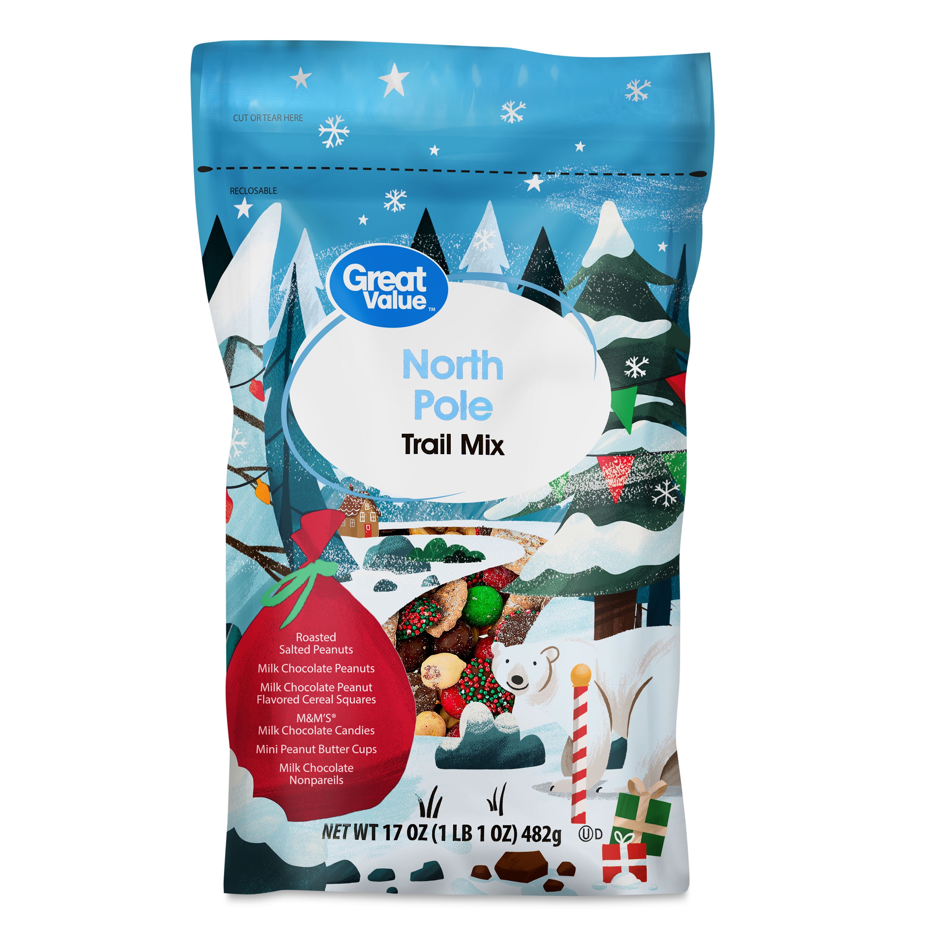 Great Value North Pole Trail Mix, 17 oz - Walmart.com