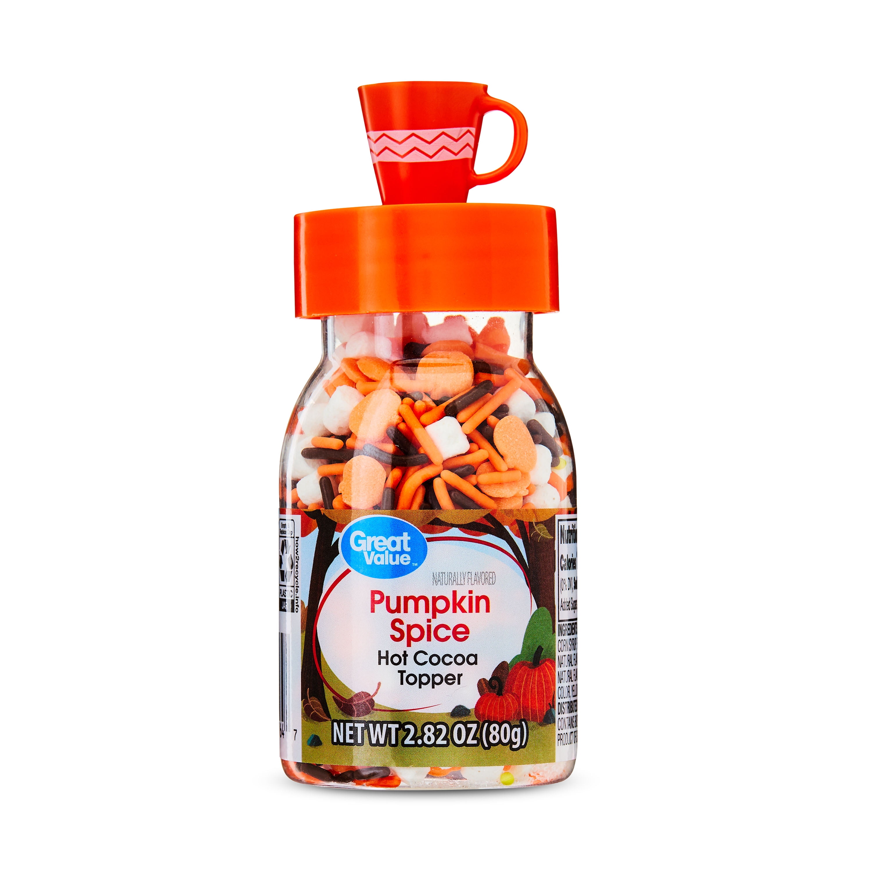 Great Value Hot Cocoa Brown Pumpkin Spice Flavored Sprinkles, 2.82 oz ...
