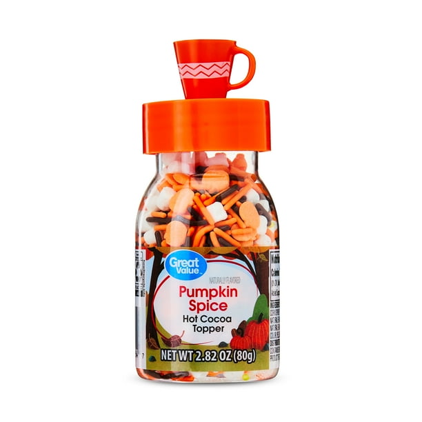 Great Value Hot Cocoa Brown Pumpkin Spice Flavored Sprinkles, 2.82 oz ...