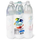 Great Value Hydrate Electrolyte Water 33.8 fl oz 6 Pack pH Balanced ...