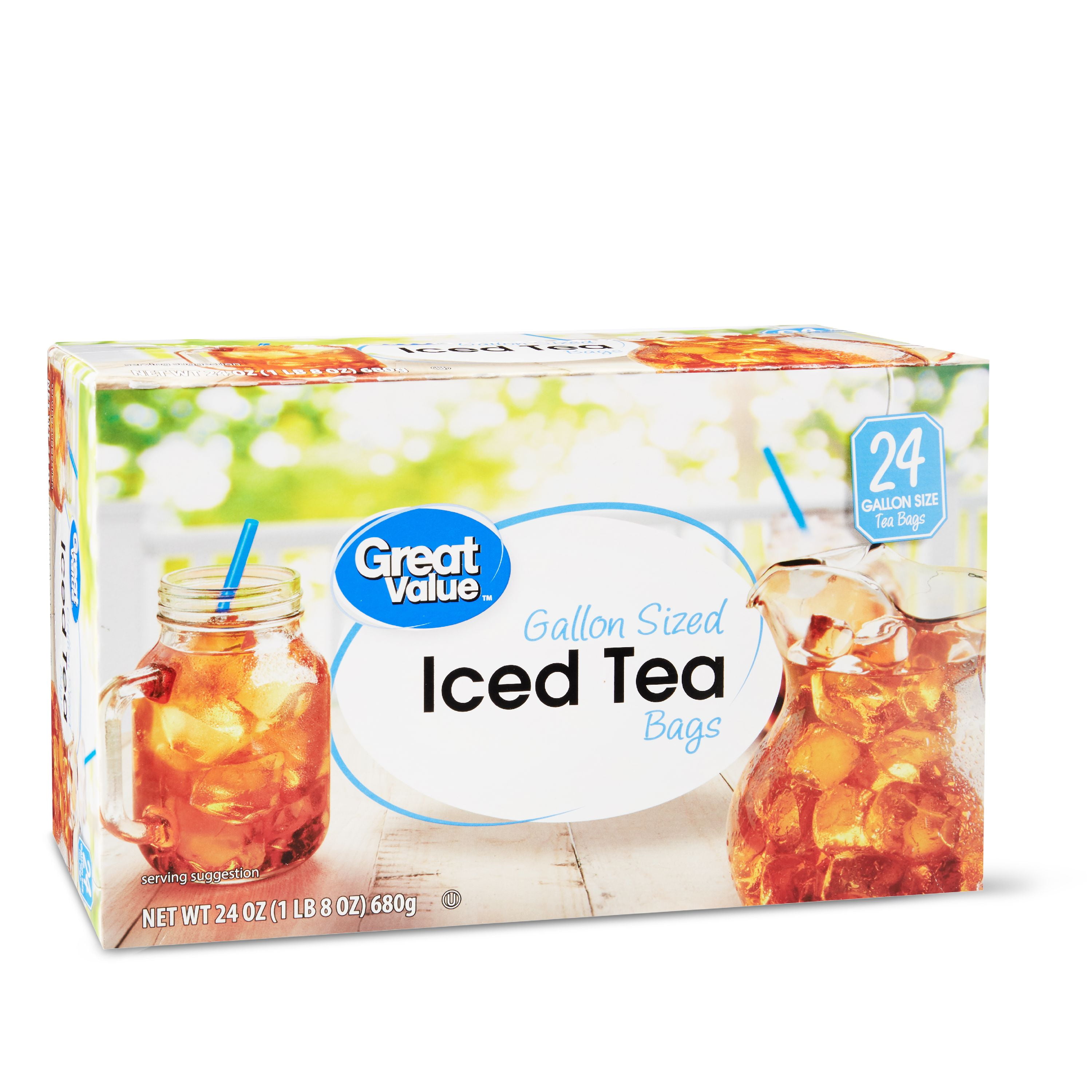Great Value Iced Black Tea Gallon Sized Tea Bags 24 Ct - Walmart.com