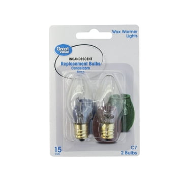 Scentsy 15W 120V Light Bulb Replacements for Plug-In Nightlight Warmer ...